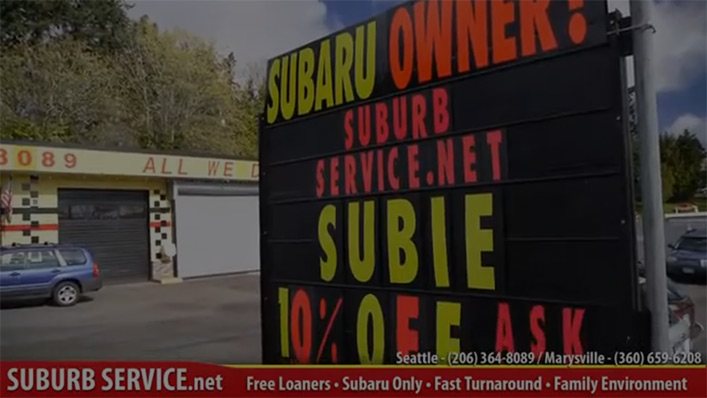 Lake Forest Park Subaru Repair - Suburb Service